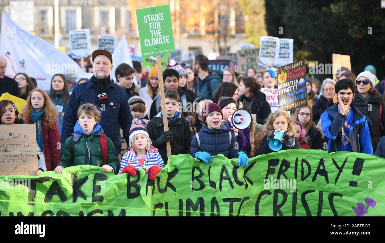 Children climate protest cambridge hi-res stock photography and images ...