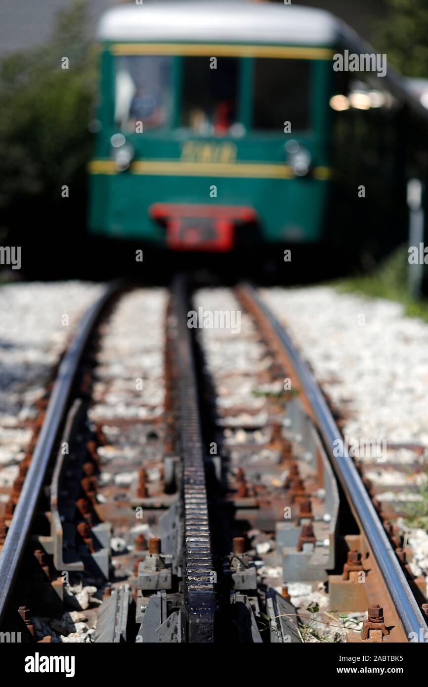 The Mont Blanc Tramway (TMB) is the highest mountain railway line in ...
