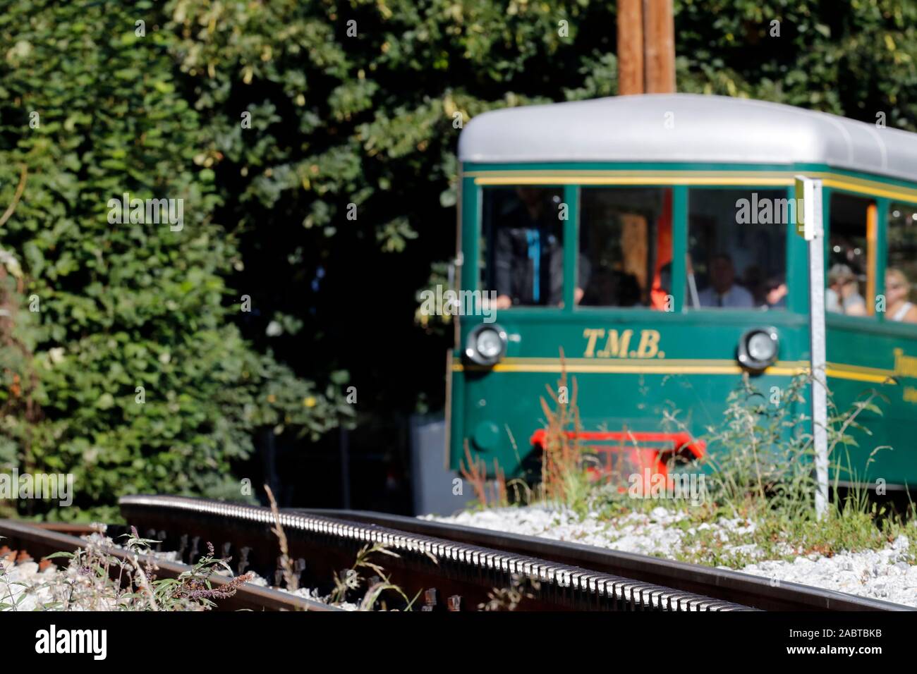 The Mont Blanc Tramway (TMB) is the highest mountain railway line in ...