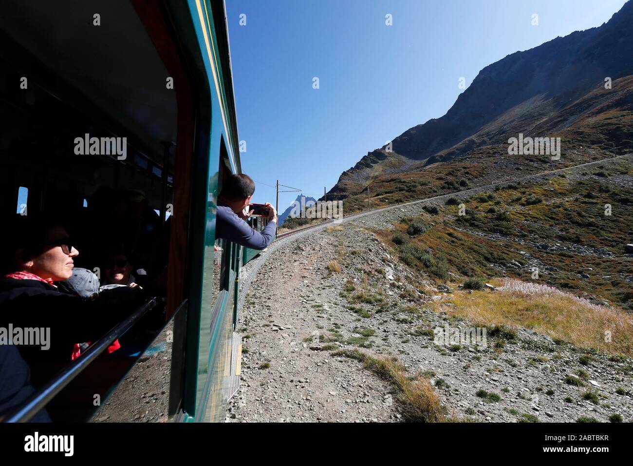 The Mont Blanc Tramway (TMB) is the highest mountain railway line in ...