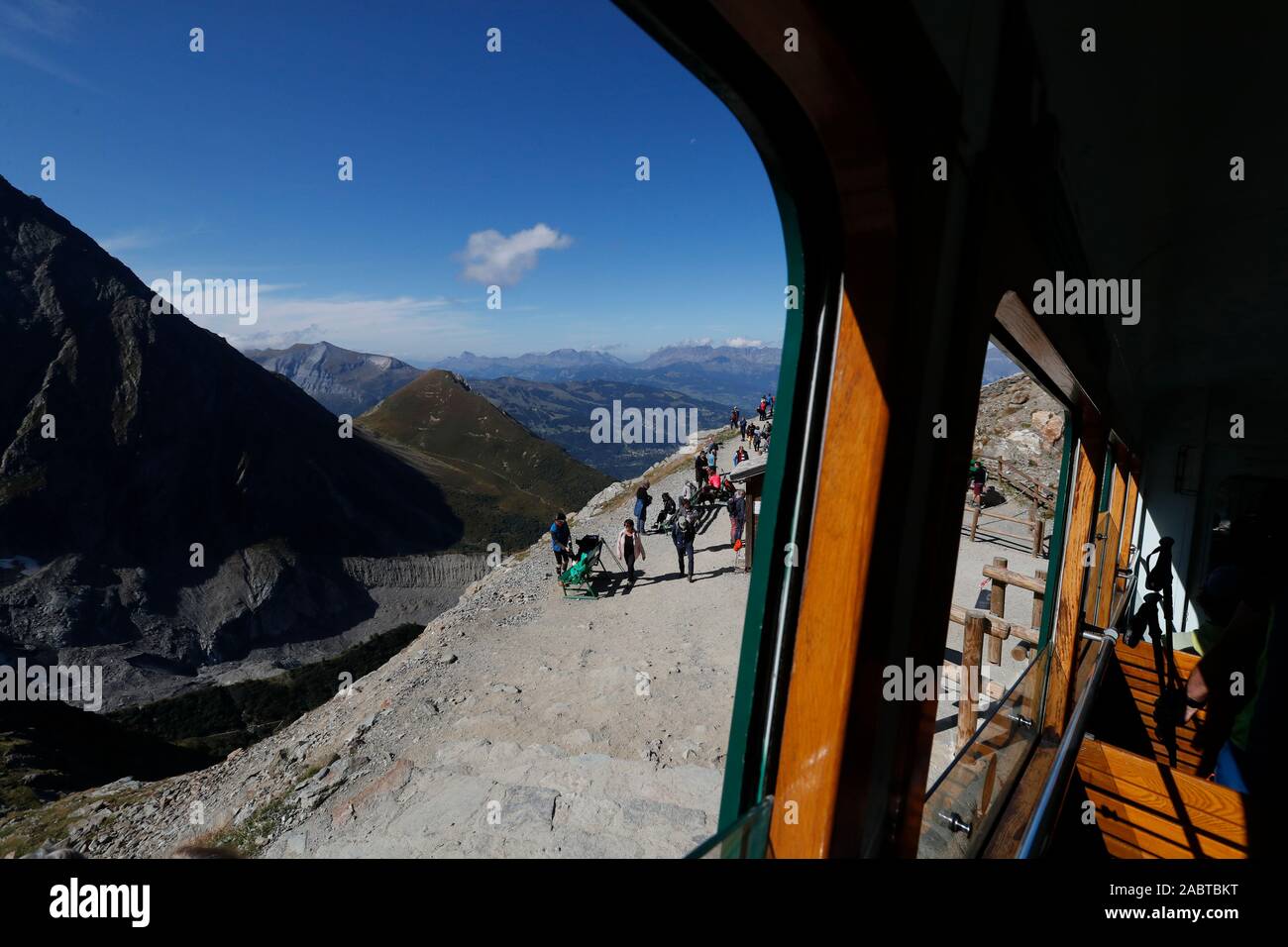 The Mont Blanc Tramway (TMB) is the highest mountain railway line in ...