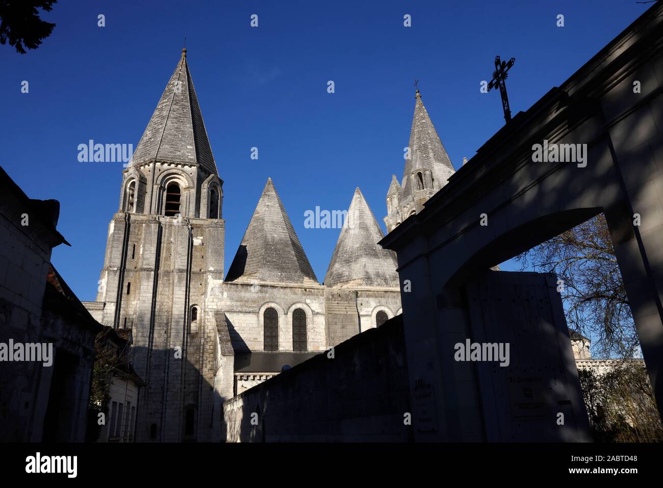 Loches castle, Touraine, France Stock Photo - Alamy