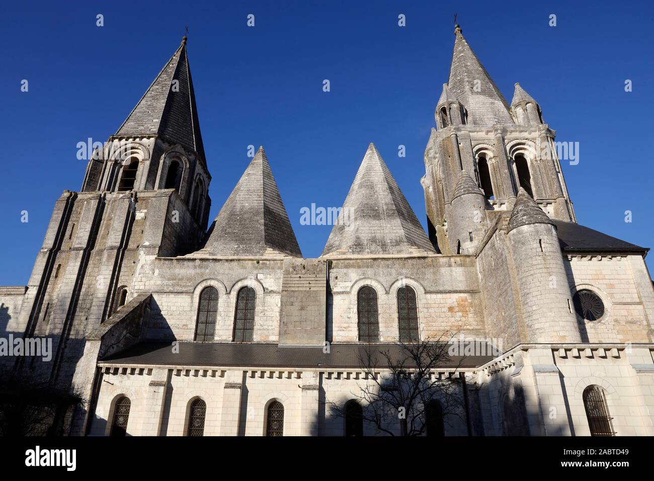 Loches castle, Touraine, France Stock Photo - Alamy