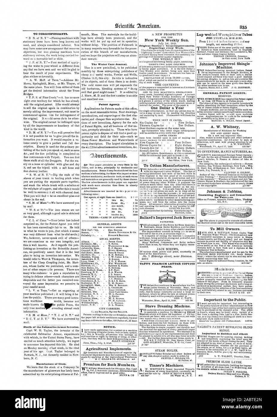 Submarine armor inventor hi-res stock photography and images - Alamy