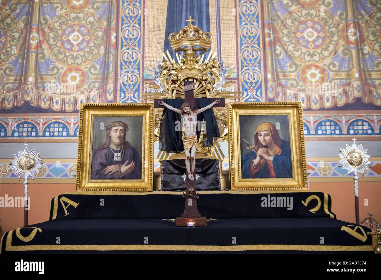Station of the Cross in Rome, Italy on Good Friday Stock Photo - Alamy