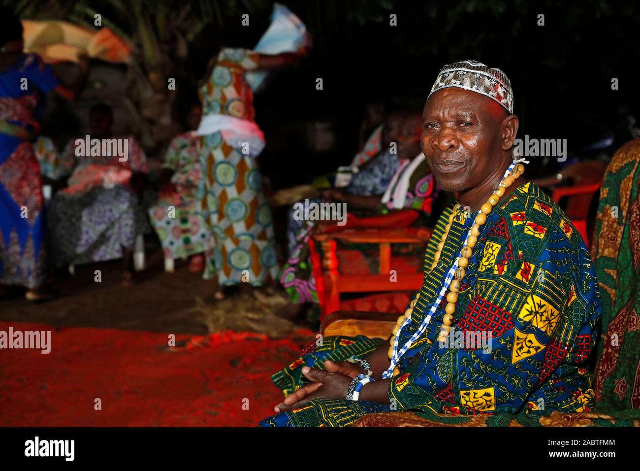 Traditional voodoo ceremony. Lome. Togo Stock Photo - Alamy