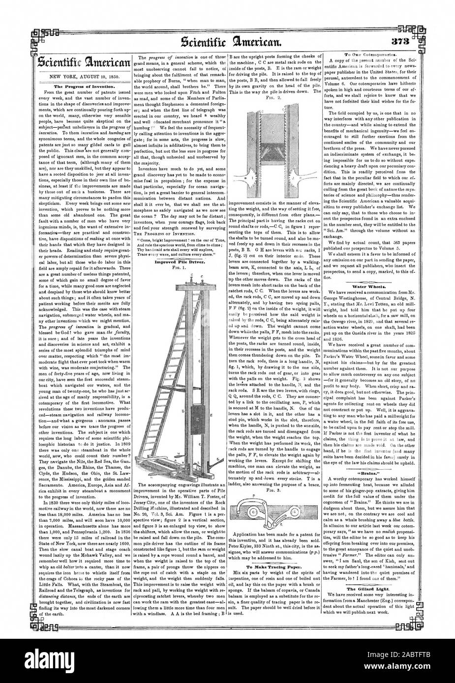 Scientific limerican The Progress of Invention. THE PROGRESS OF ...