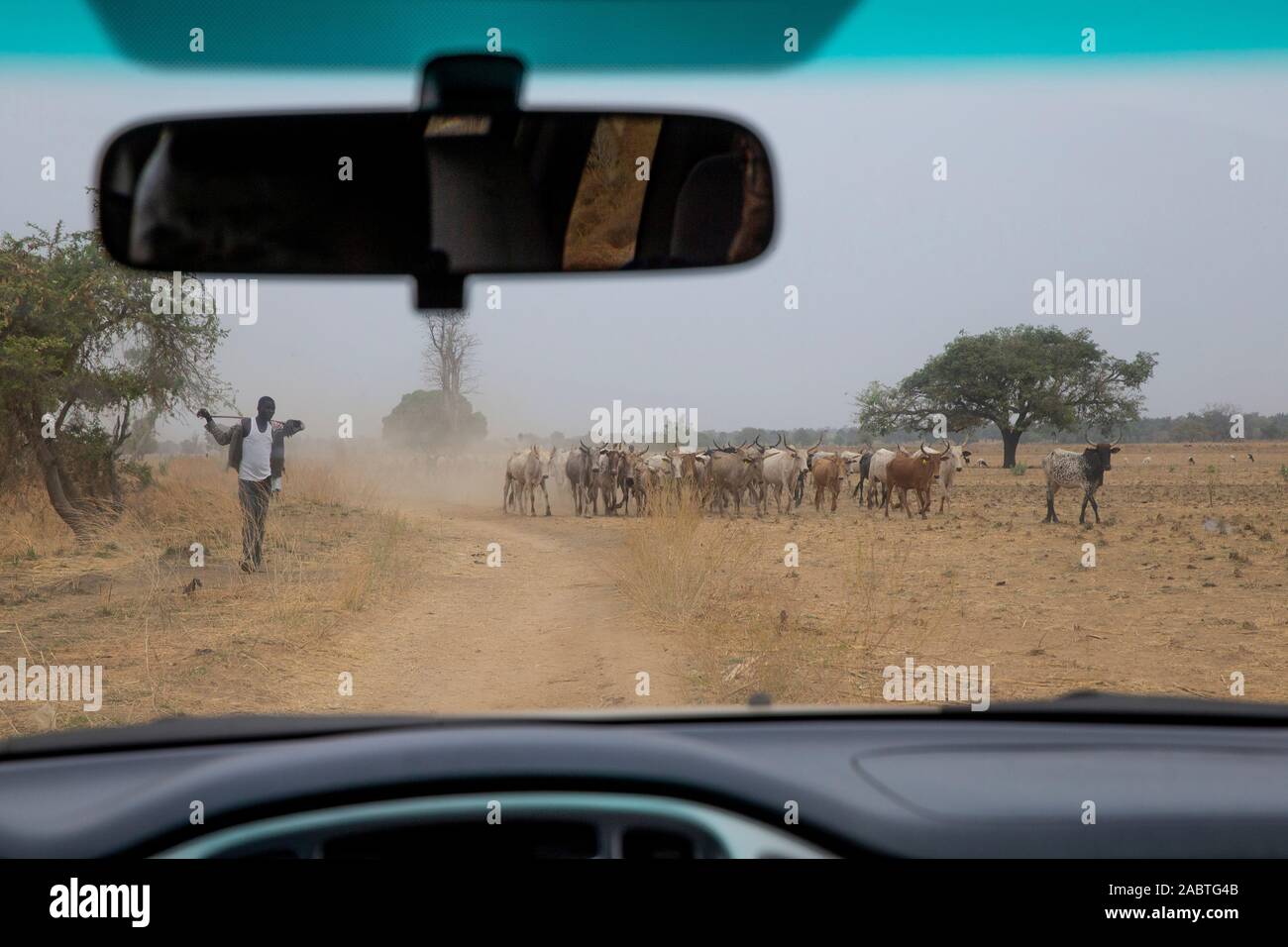 Driving in Northern Togo Stock Photo - Alamy