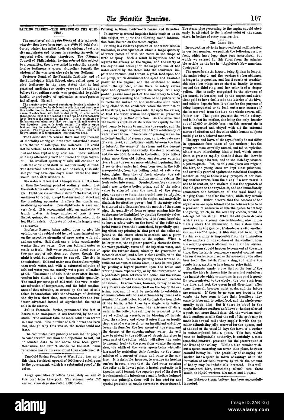 Priming in Steam Boilers—Its Causes and Remedies. special provision to ...