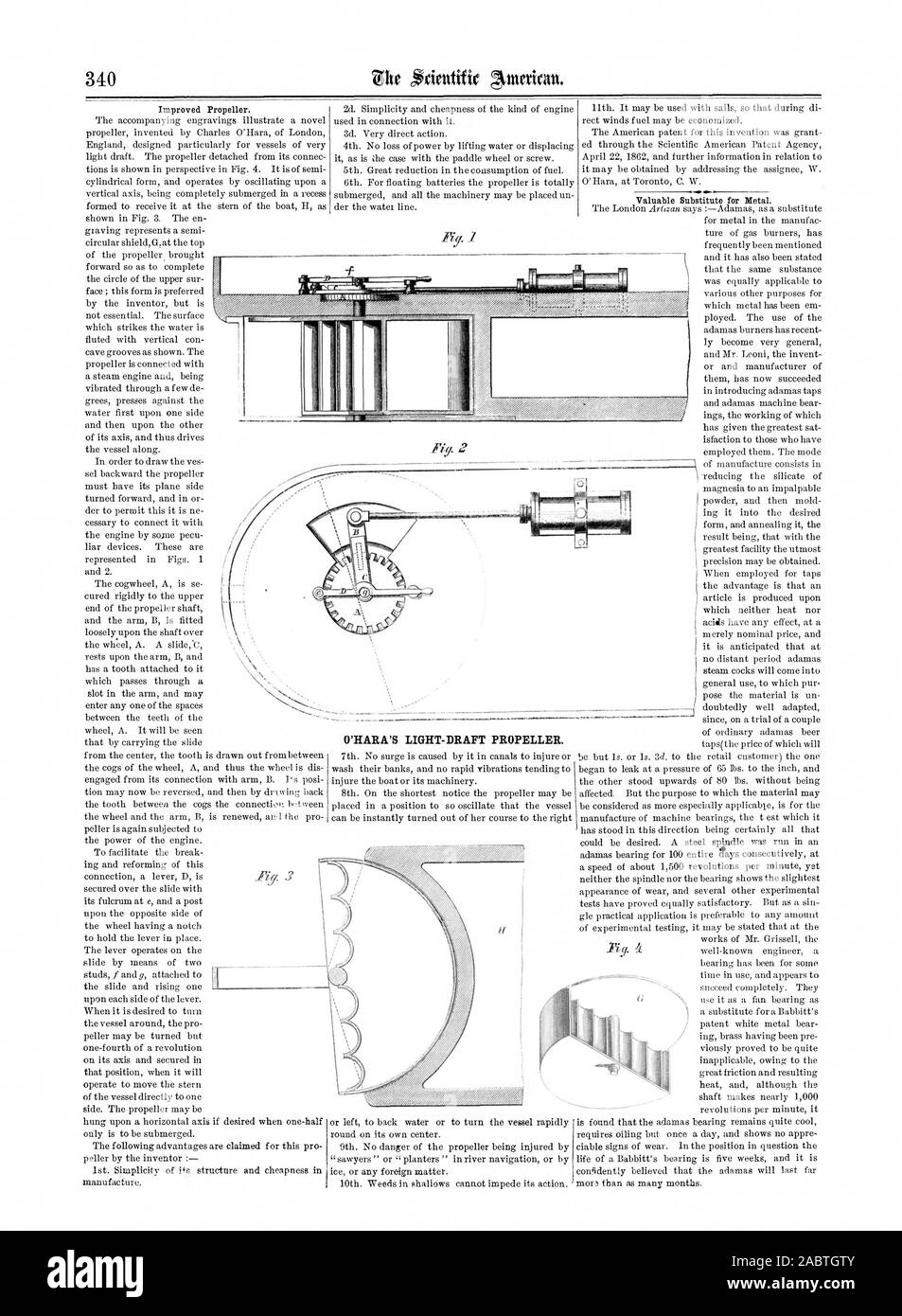 Oharas light draft propeller hi-res stock photography and images - Alamy