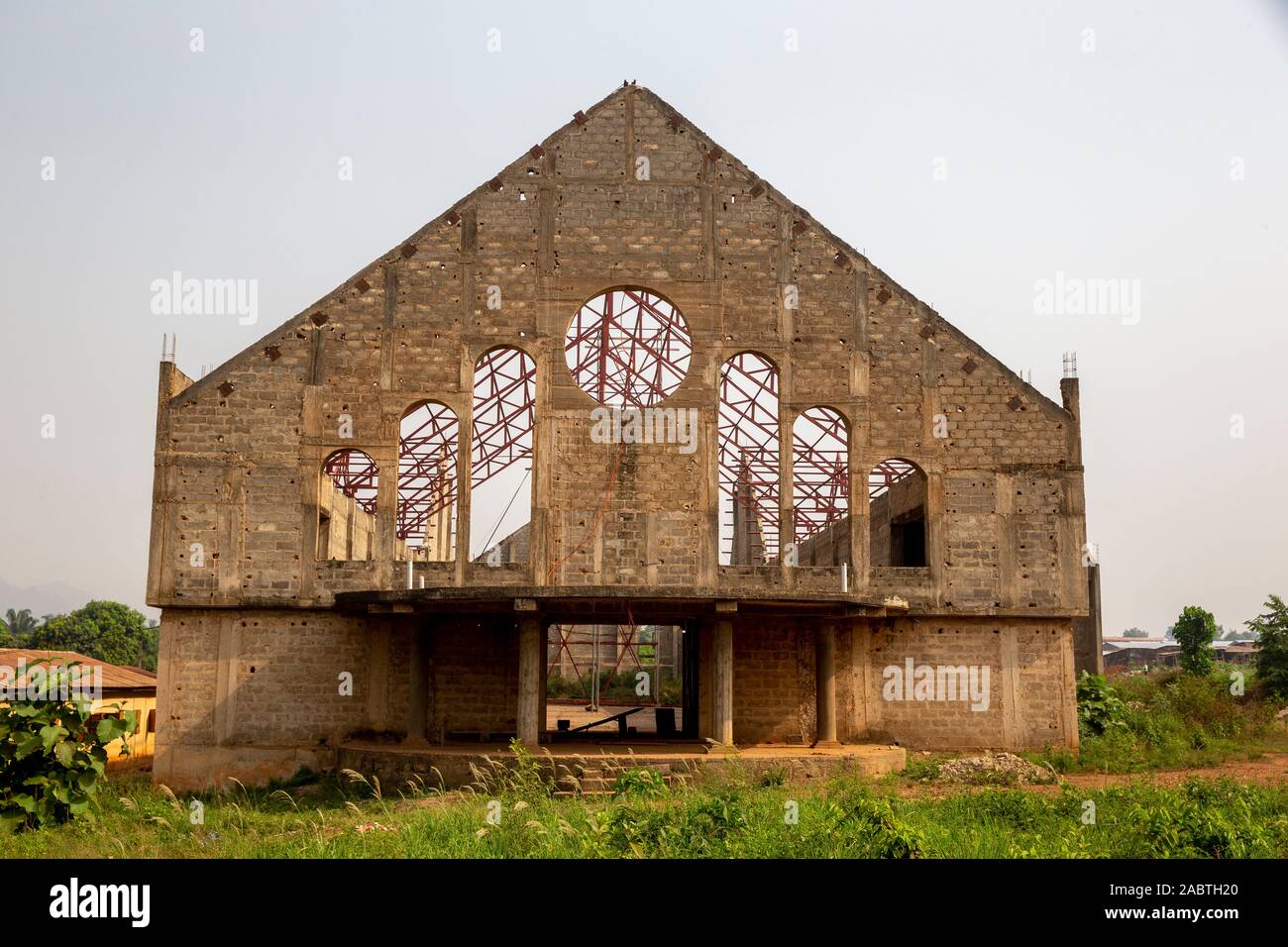 Church building in Kpalime, Togo Stock Photo - Alamy
