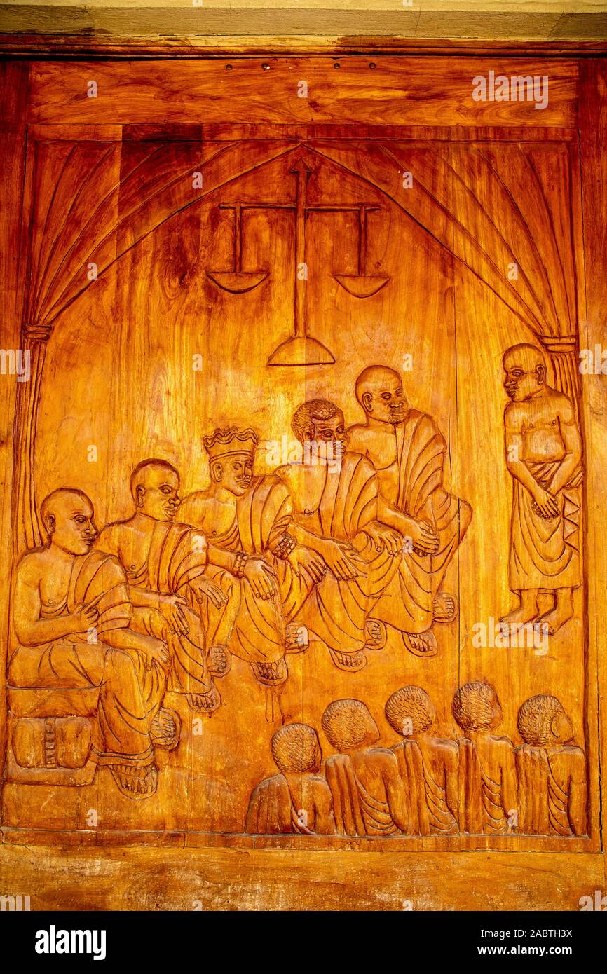 Danyi Dzobegan Ascension abbey, Togo. Door Stock Photo - Alamy