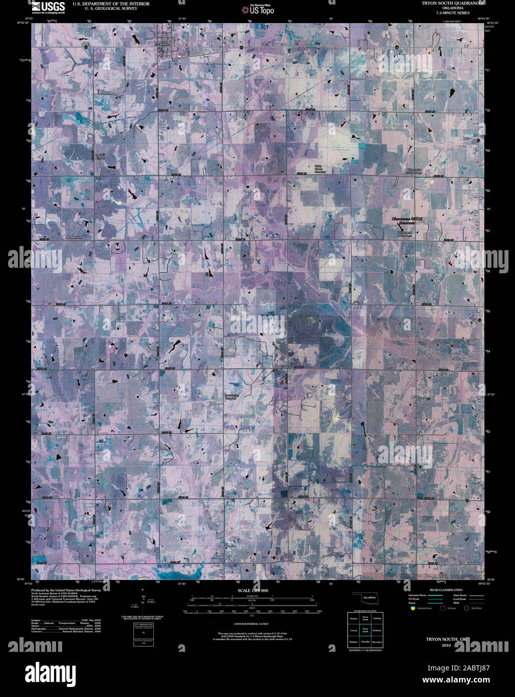 Map of tryon hi-res stock photography and images - Alamy