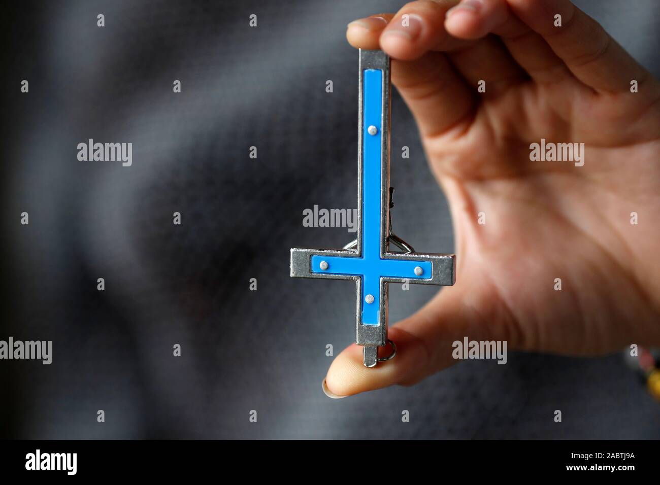 Inverted crucifix is an anti-Christian symbol. Ho Chi Minh City ...