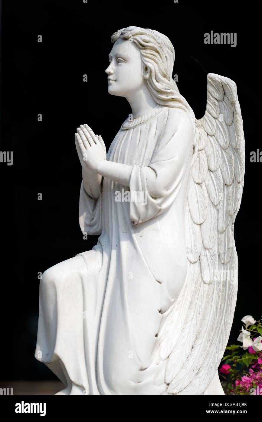 Angel statue. Basilica of Our Lady of La Vang. La Vang. Vietnam Stock ...