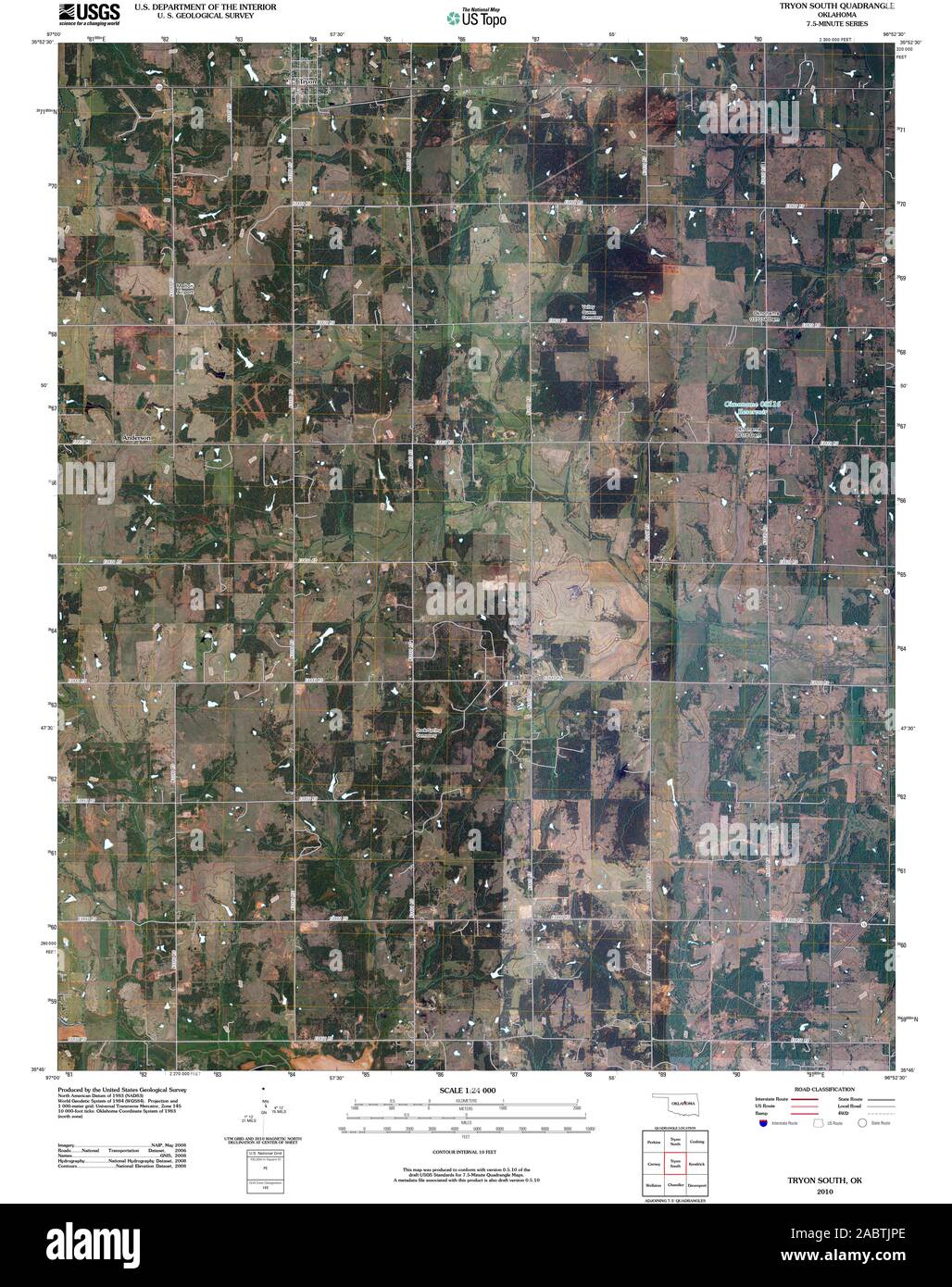 Map of tryon Cut Out Stock Images & Pictures - Alamy