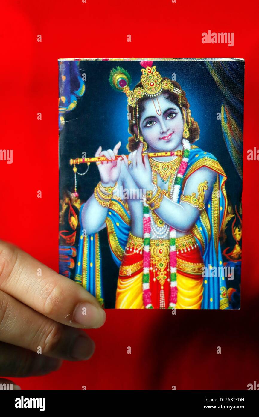 Krishna hand hi-res stock photography and images - Alamy