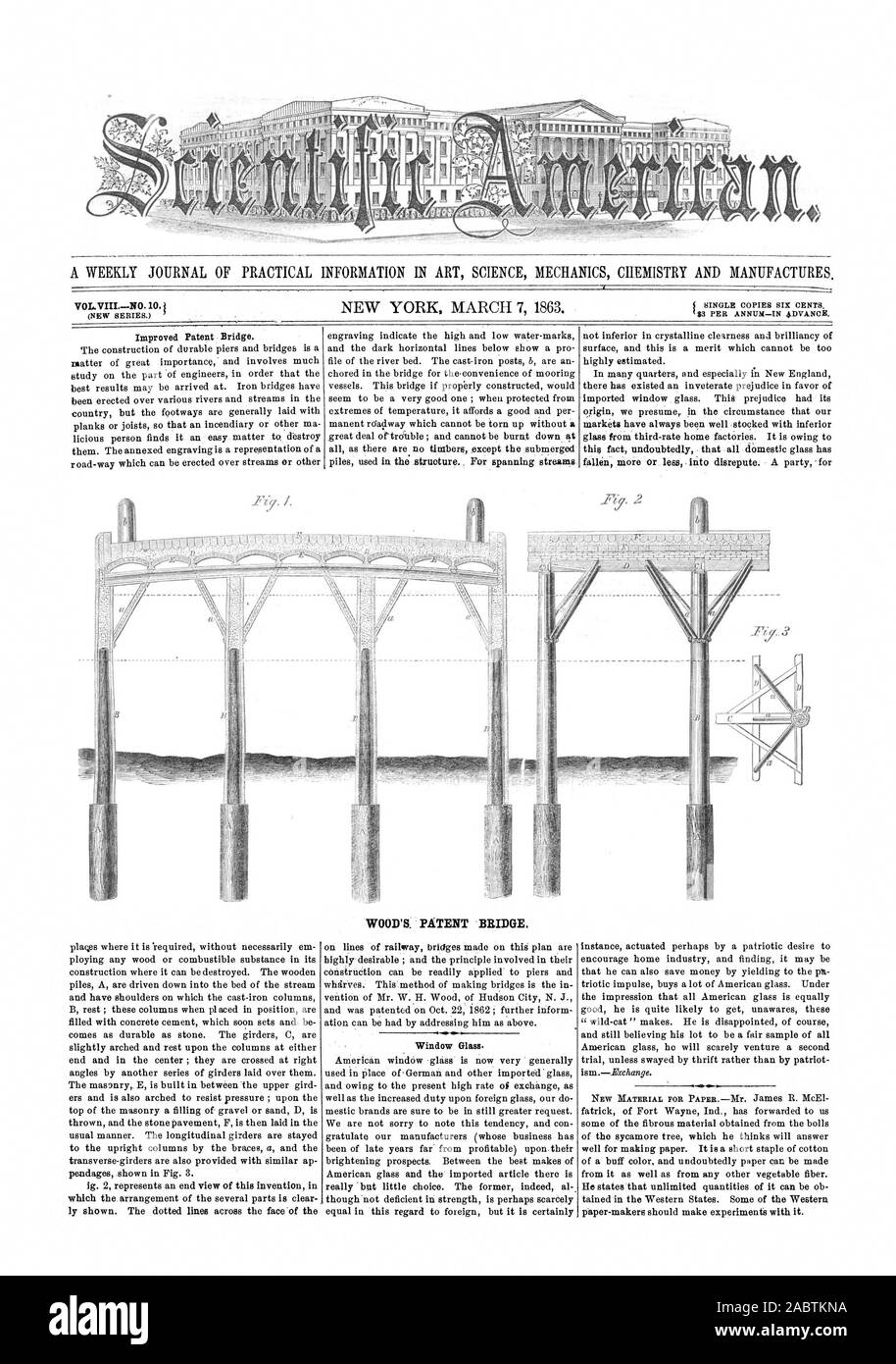 Woods patent bridge hi-res stock photography and images - Alamy