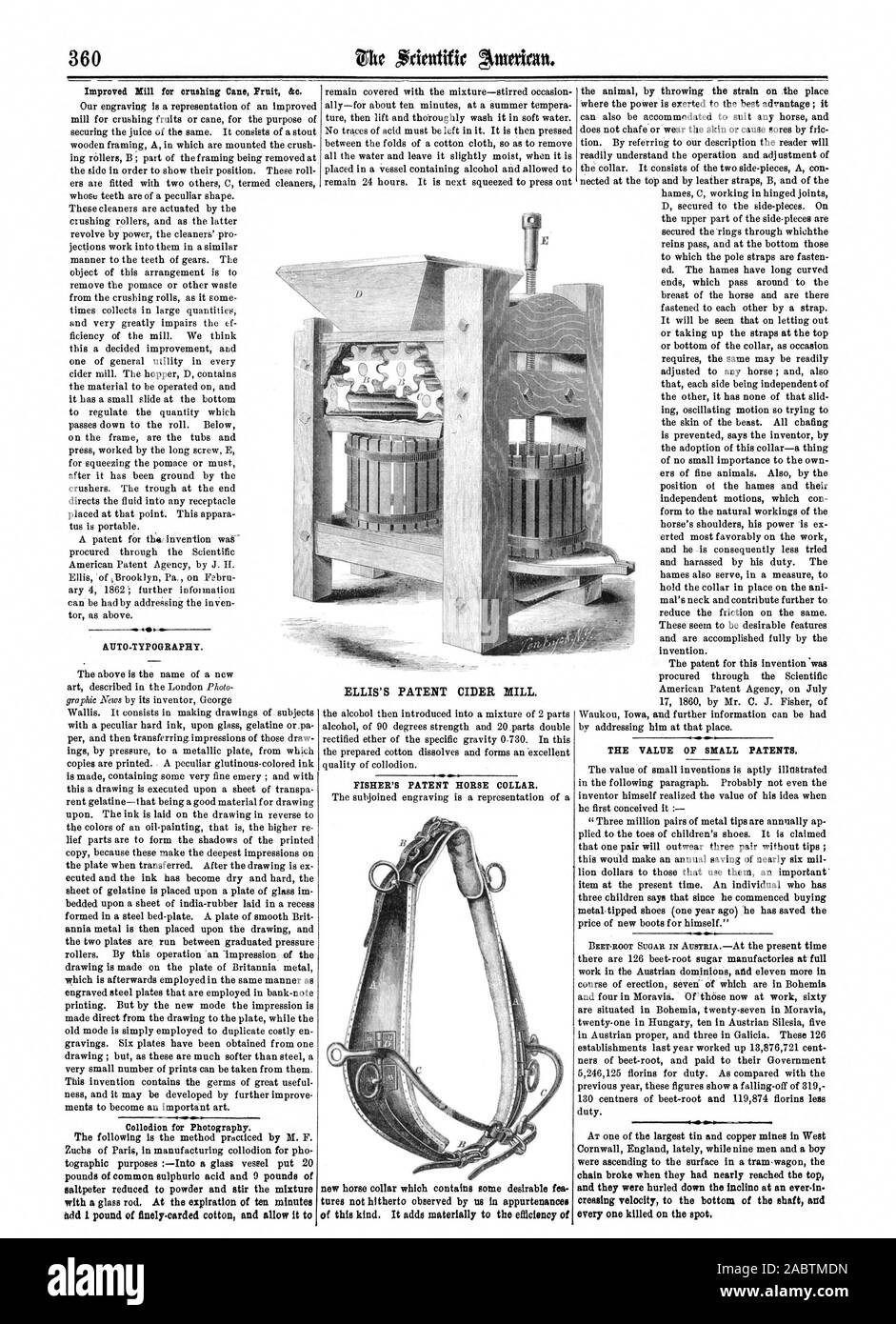 Elliss patent cider mill hi-res stock photography and images - Alamy