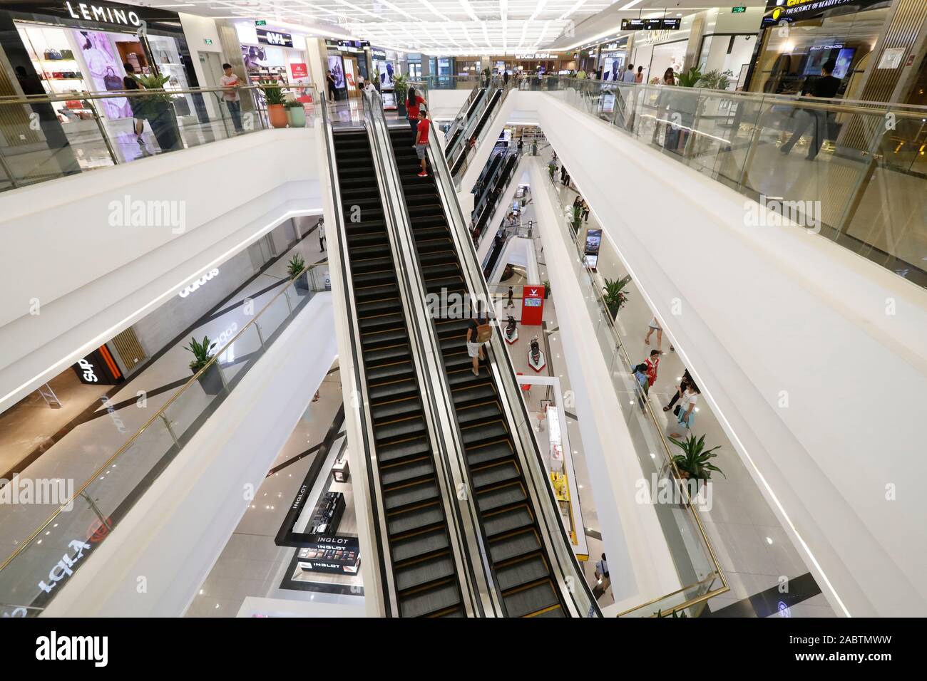 Vincom Mega Mal : luxuary department store. Ho Chi Minh City. Vietnam ...