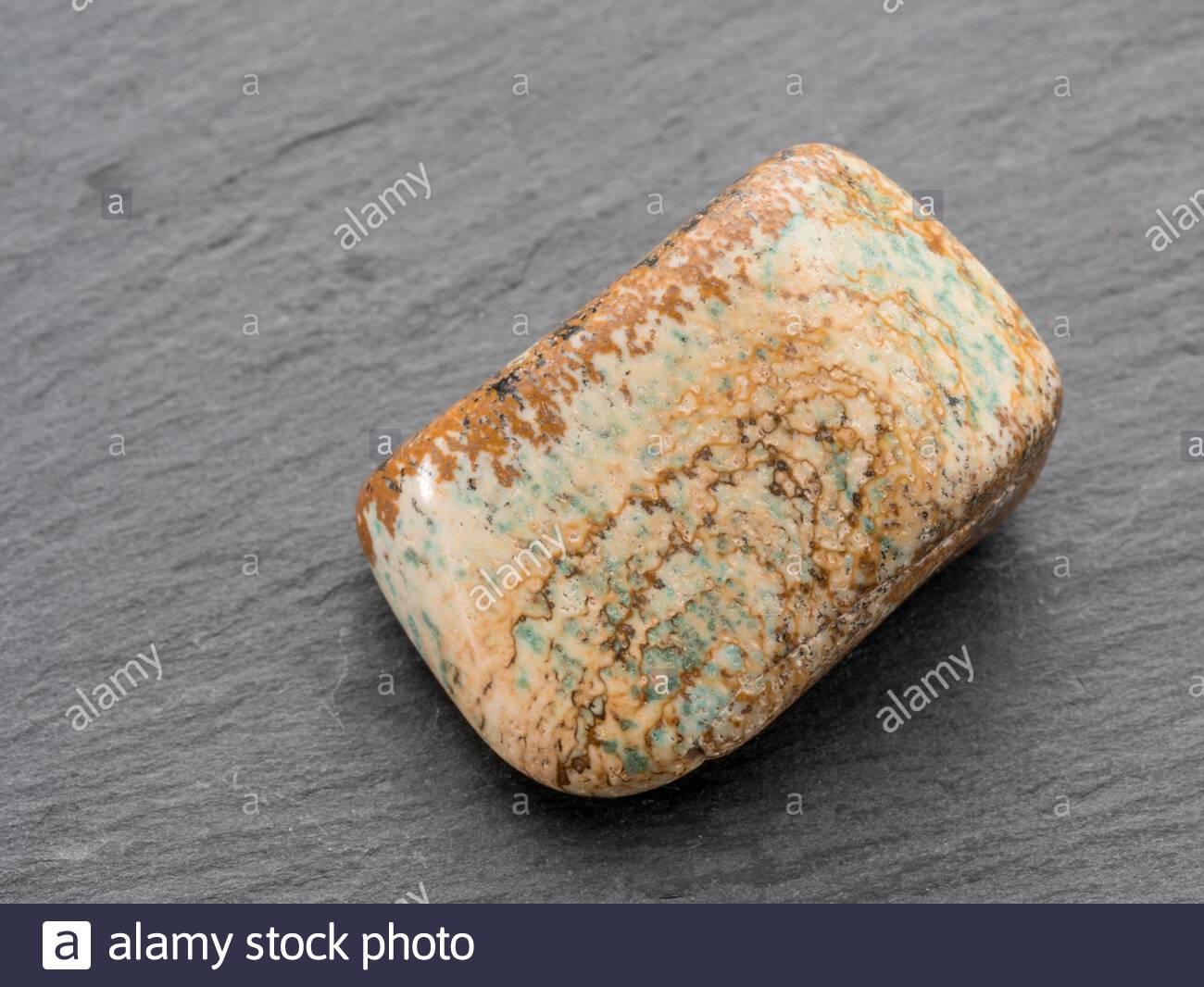 Orbicular Jasper Mineral Stone Stock Photos & Orbicular Jasper Mineral ...