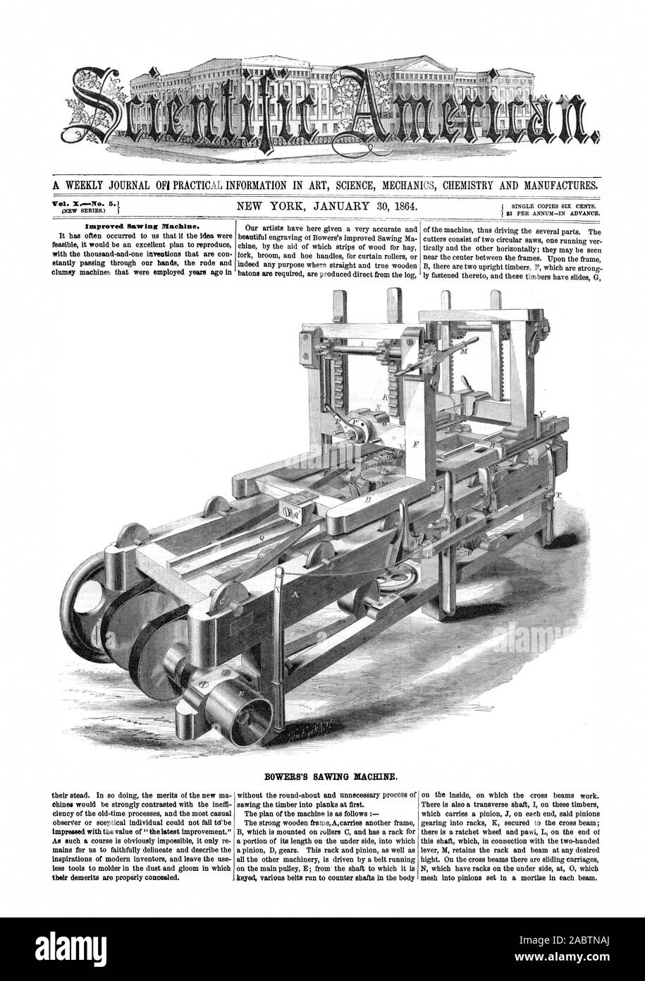 Bowerss sawing machine hi-res stock photography and images - Alamy