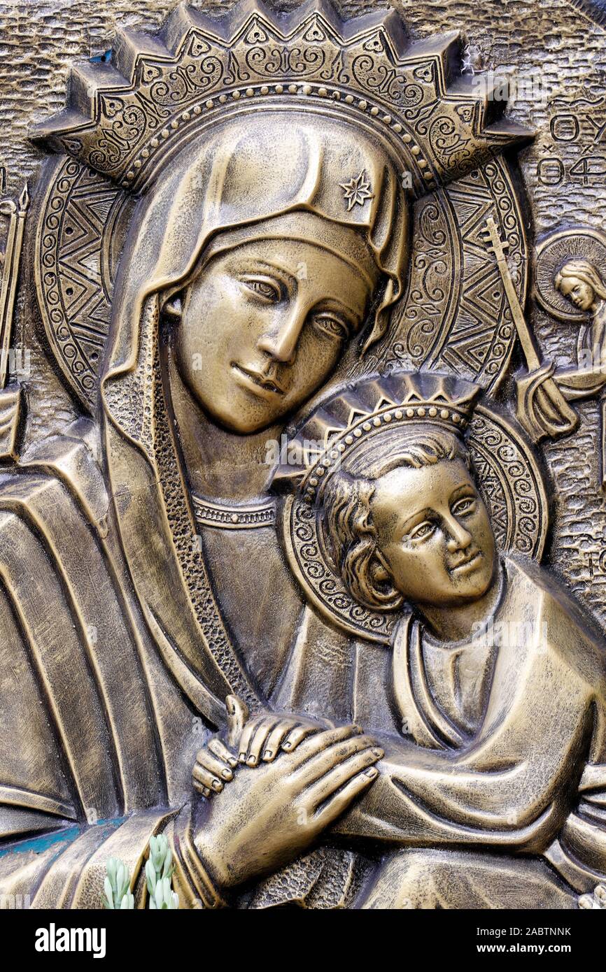 Our Lady of Perpetual Help. The Blessed Virgin Mary 15th-century ...