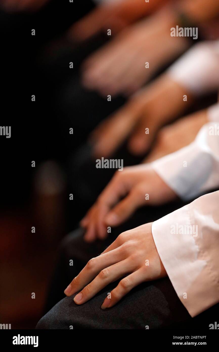 Liturgy of the hours monks hi-res stock photography and images - Alamy