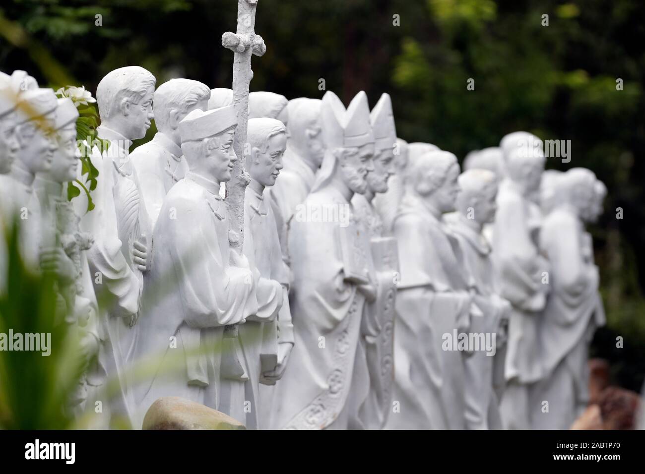 Cistercian Abbey. Our Lady of My Ca. Vietnamese Martyrs. Statues ...