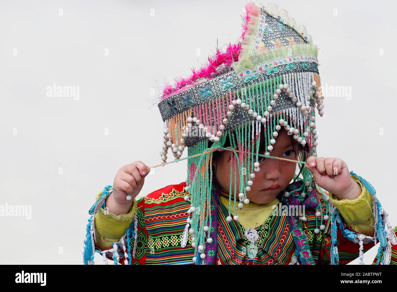 Hmong child. Sapa. Vietnam Stock Photo - Alamy