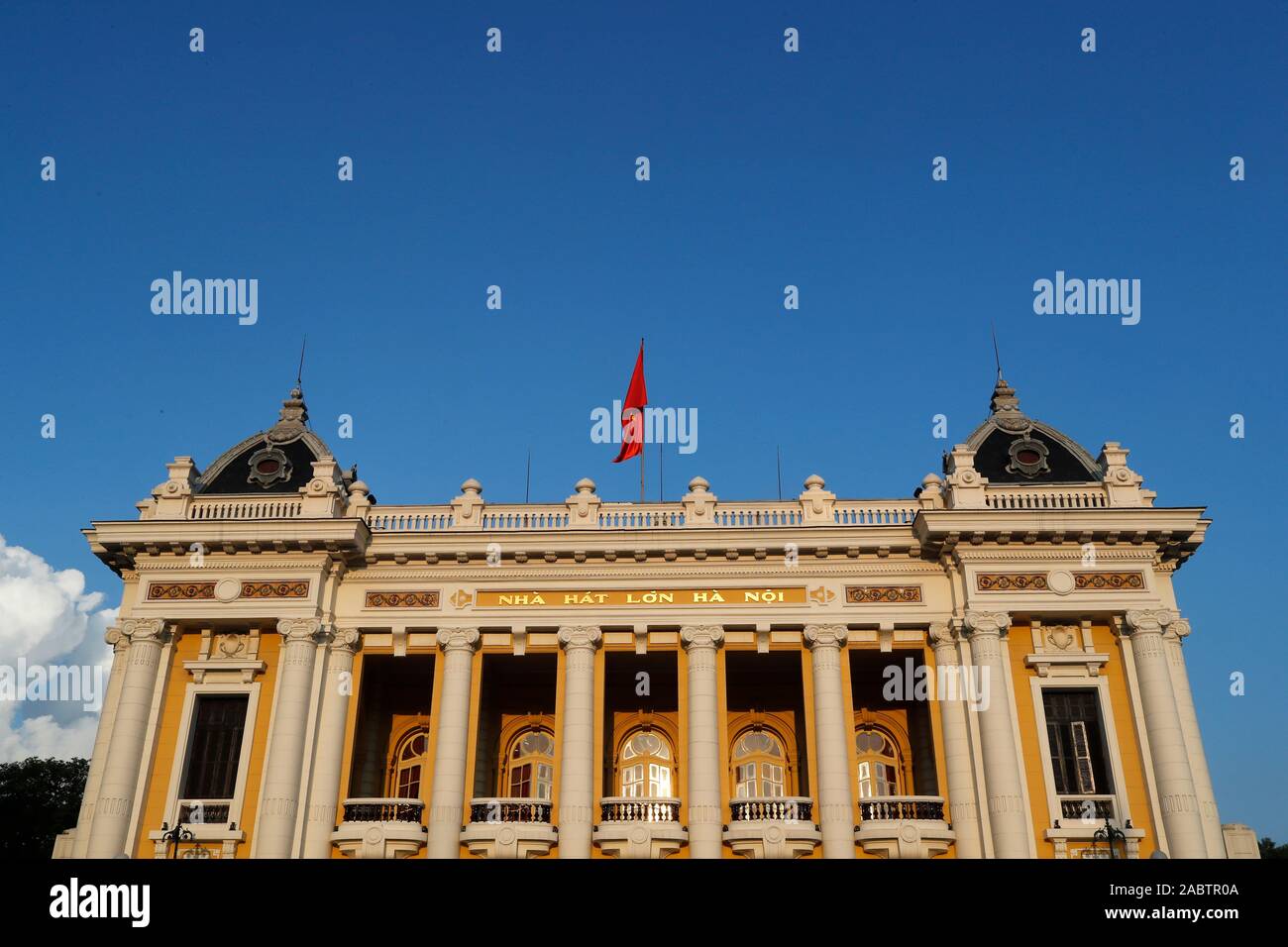 The Opera house built in the French colonial style. Hanoi. Vietnam ...