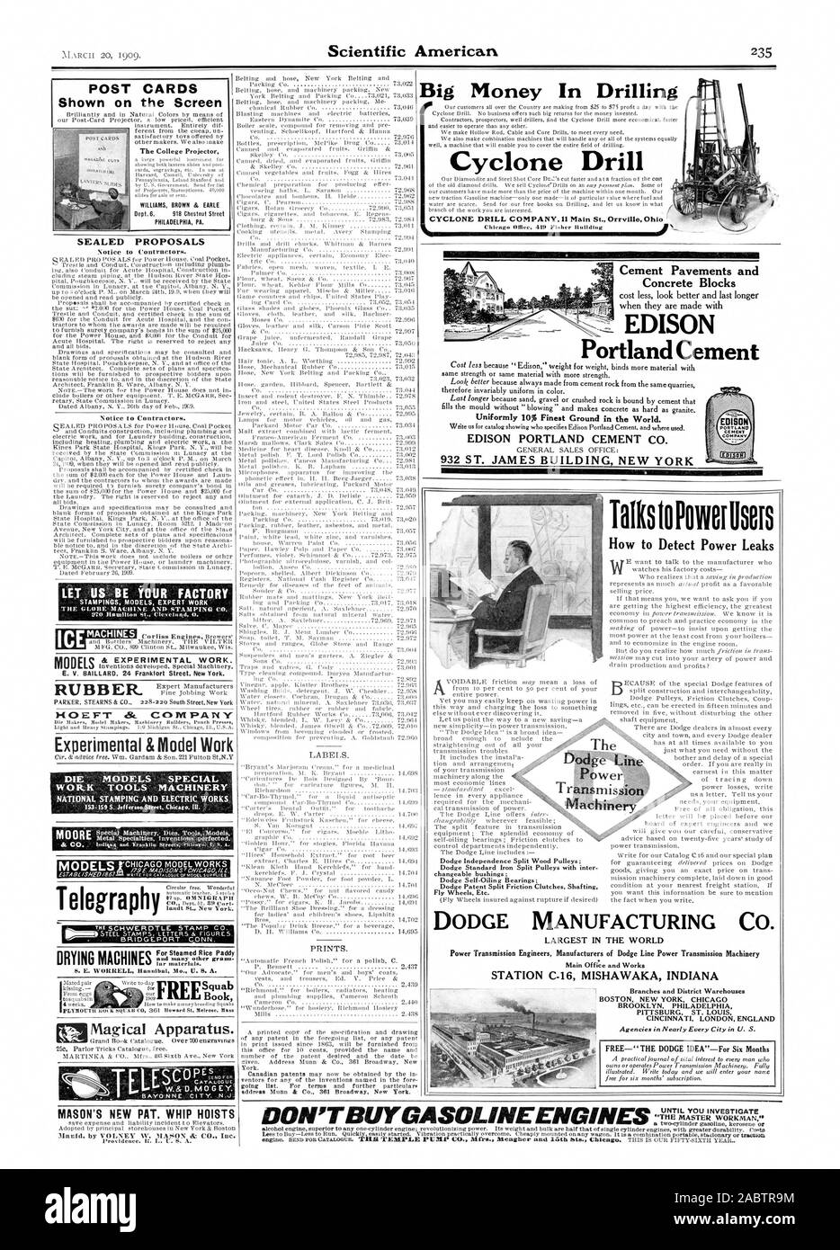 Concrete blocks edison portland cement edison portland cement co Cut ...