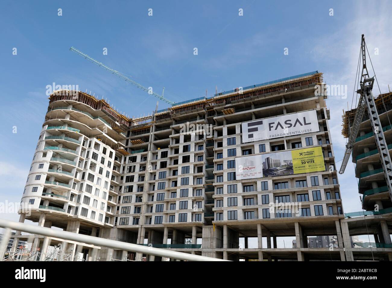 New buildings in Pristina, Kosovo Stock Photo - Alamy