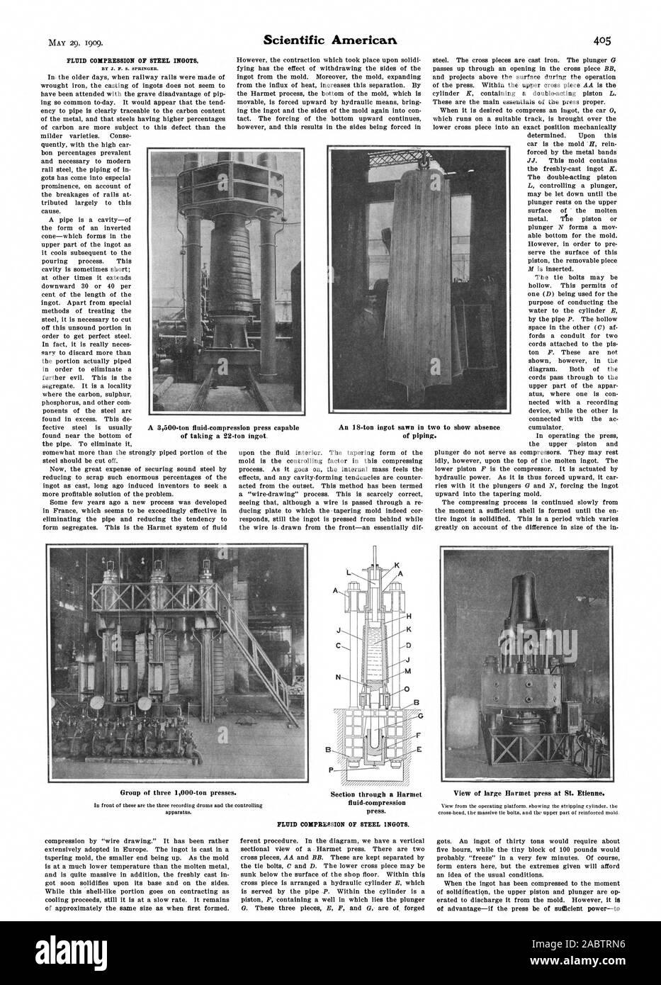 3500 ton fluid compression press capable hi-res stock photography and ...