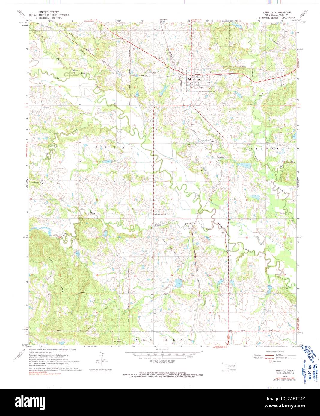 Map of tupelo hi-res stock photography and images - Alamy