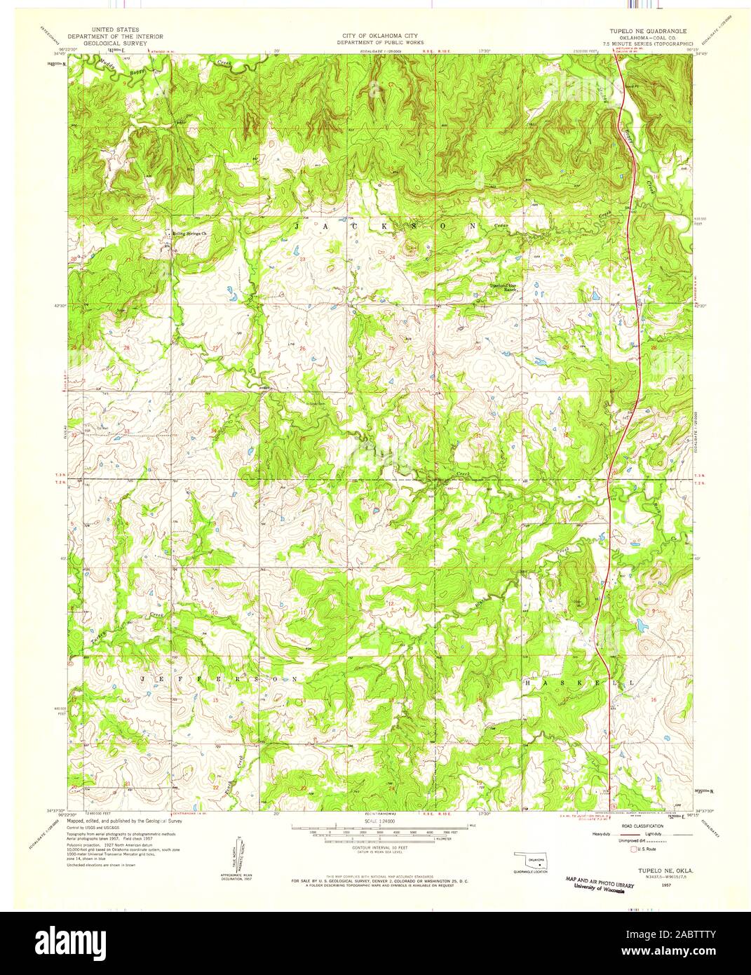 Map of tupelo hi-res stock photography and images - Alamy