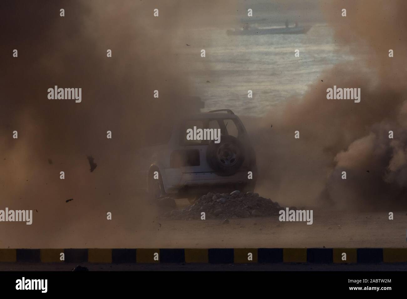 Car crash demonstration hi-res stock photography and images - Alamy