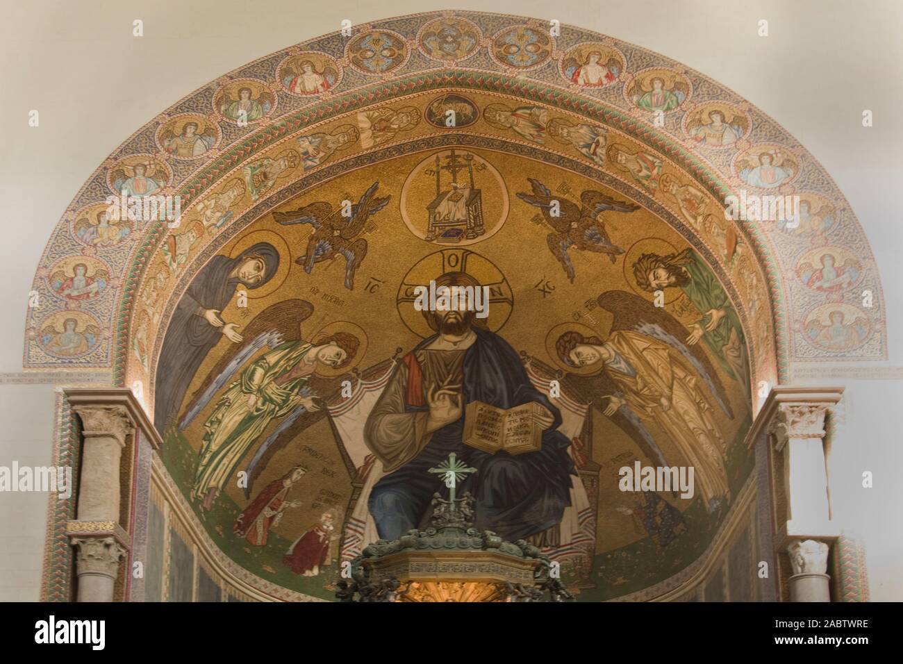 Italy, Sicily, Messina, Cathedral (Duomo) of Messina (originally 1197 ...