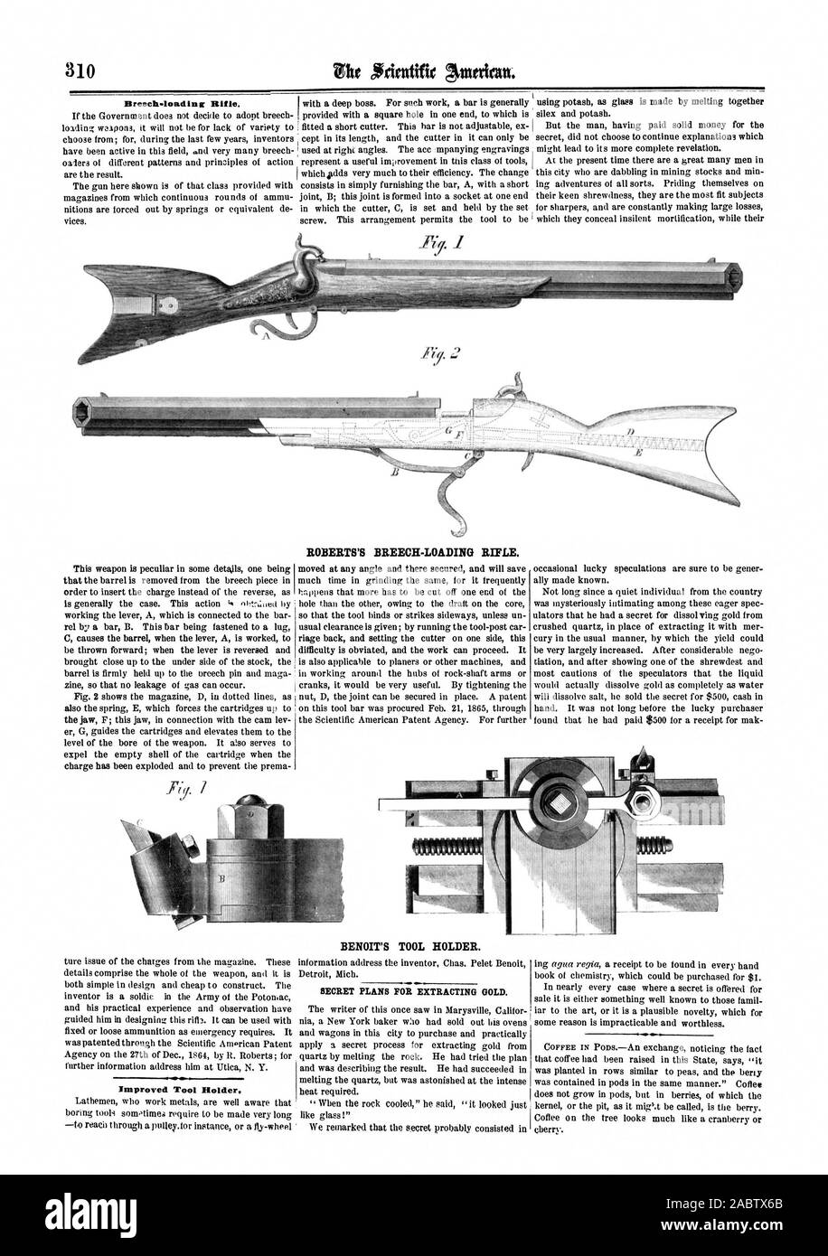 Robertss breech loading rifle hi-res stock photography and images - Alamy
