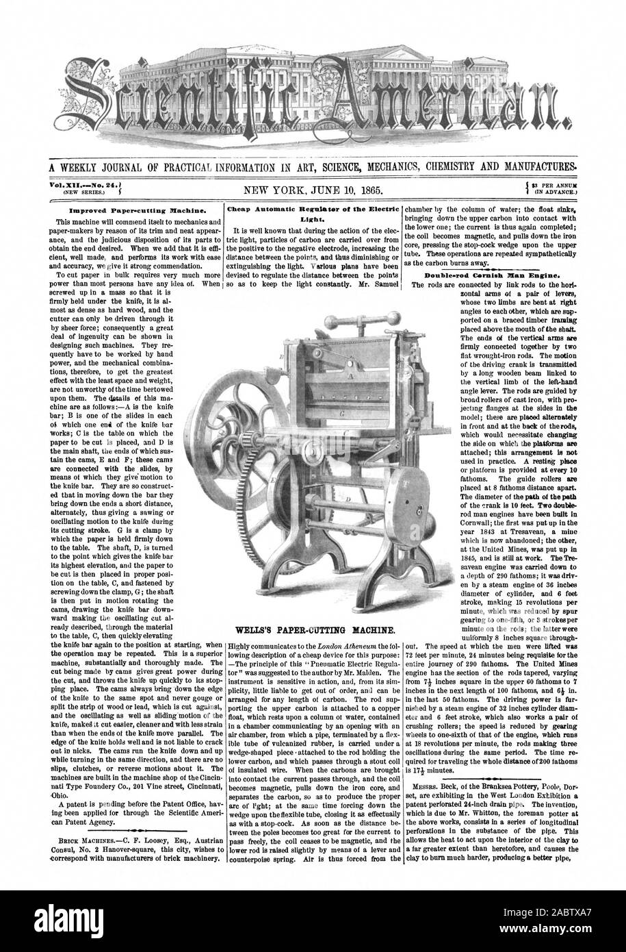 24 1 improved paper cutting machine hi-res stock photography and images ...