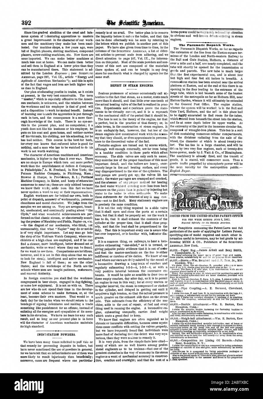 Pneumatic dispatch works hi-res stock photography and images - Alamy