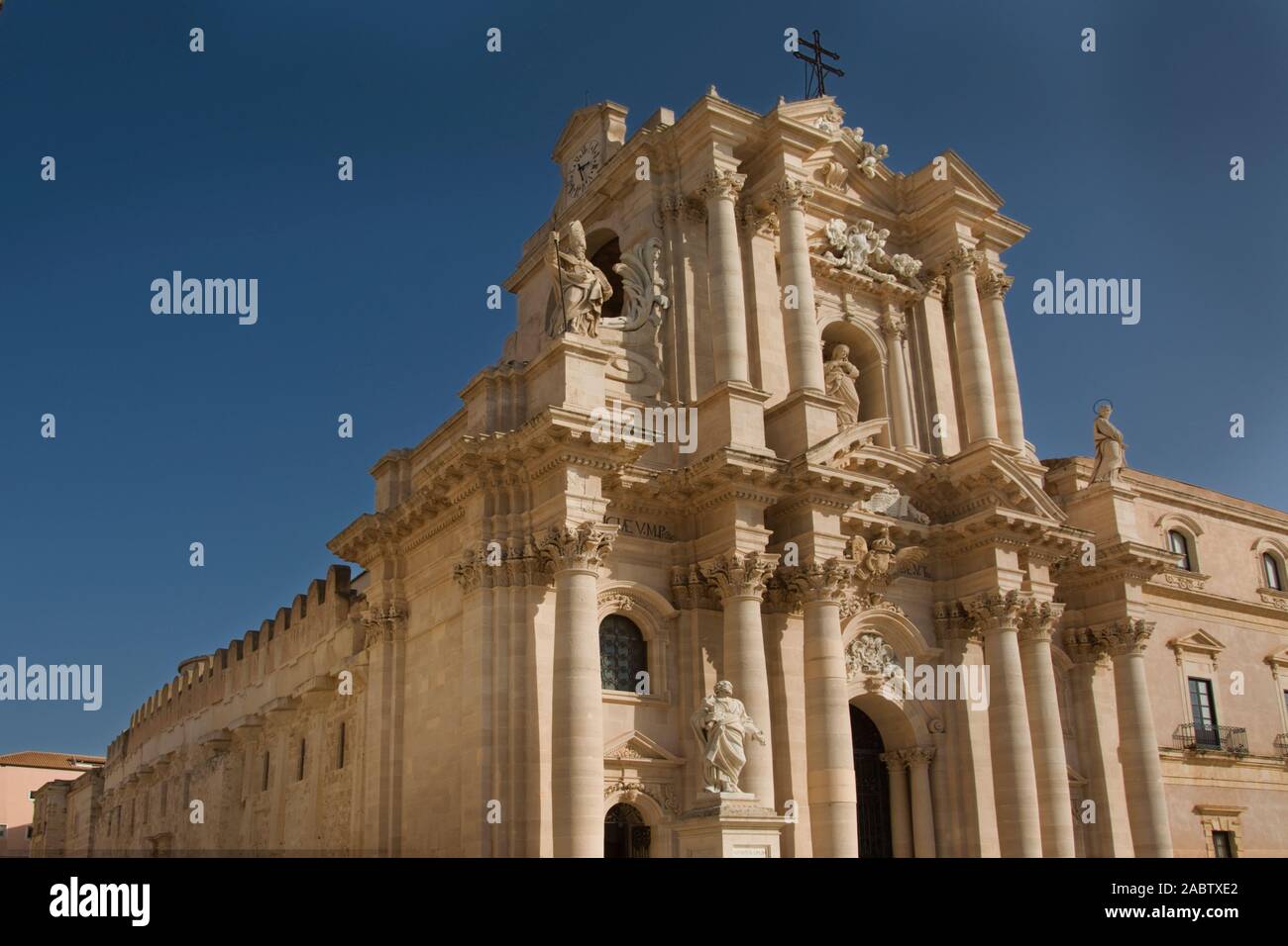 Italy, Sicily, Syracuse, Cathedral of Syracuse (Duomo di Siracusa ...