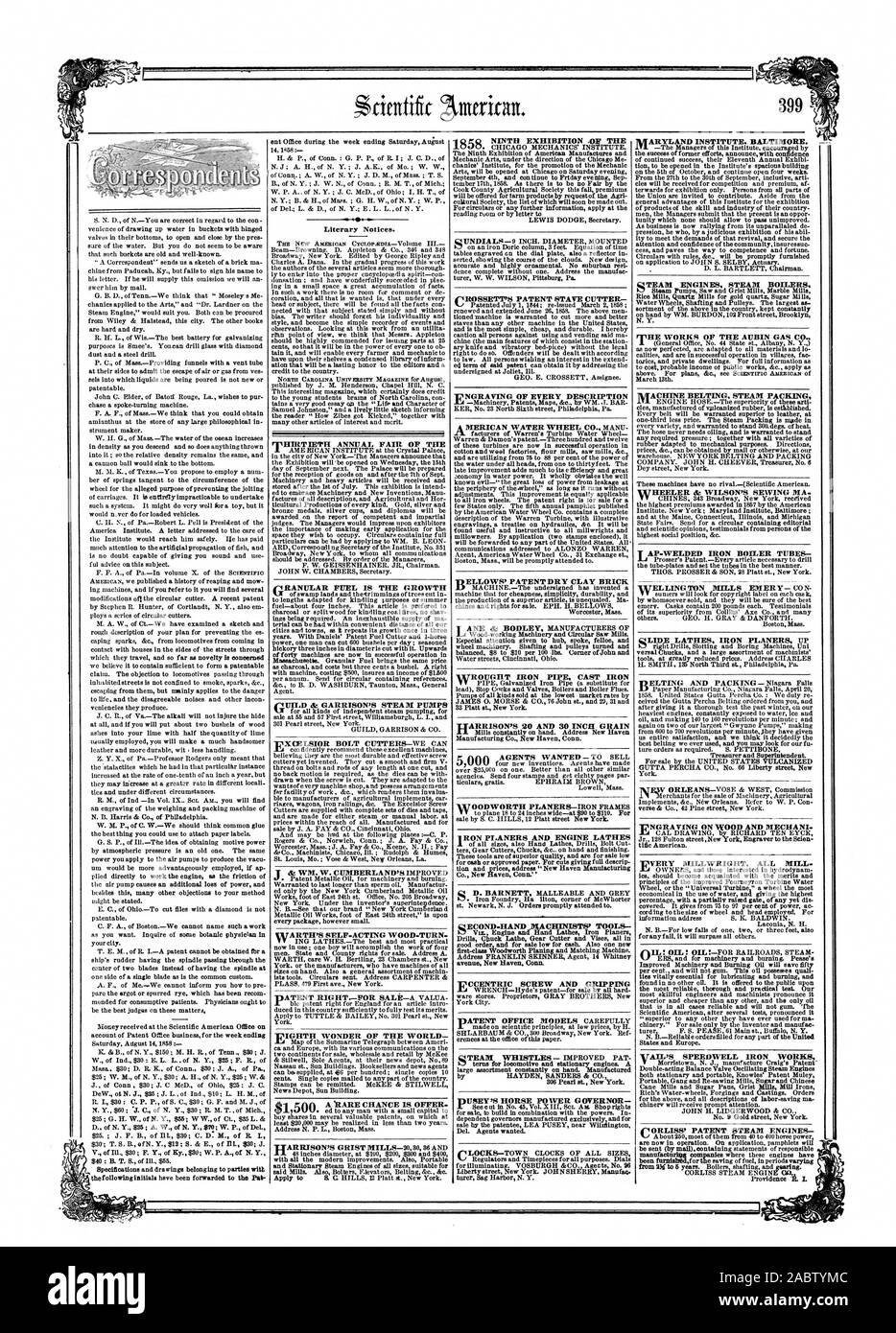 Mechani orliss patent steam engines Black and White Stock Photos ...