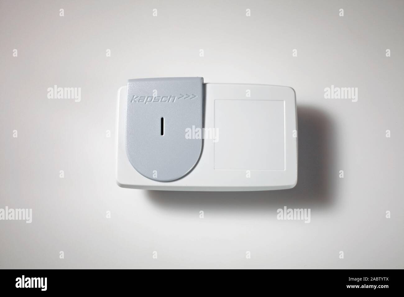 ***FILE PHOTO*** Kapsch electronic tag for passenger car driving on ...