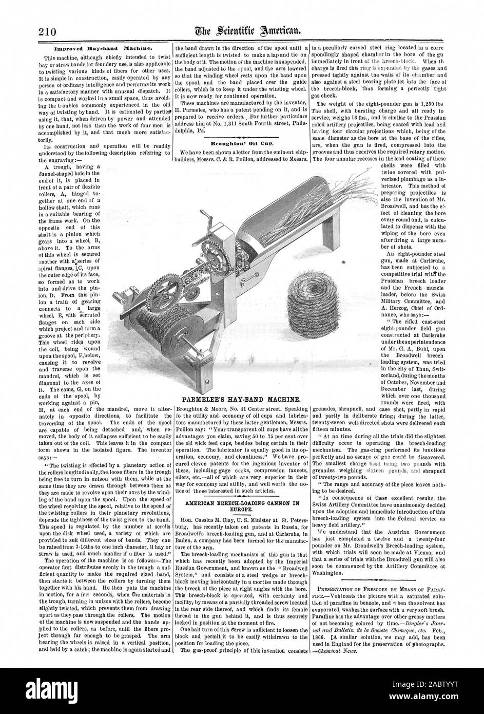 Parmelees hay band machine hi-res stock photography and images - Alamy