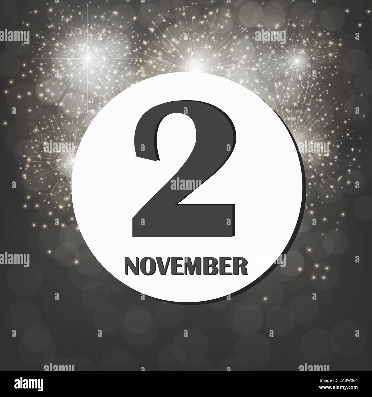 November 2 icon. For planning important day. Banner for holidays and ...
