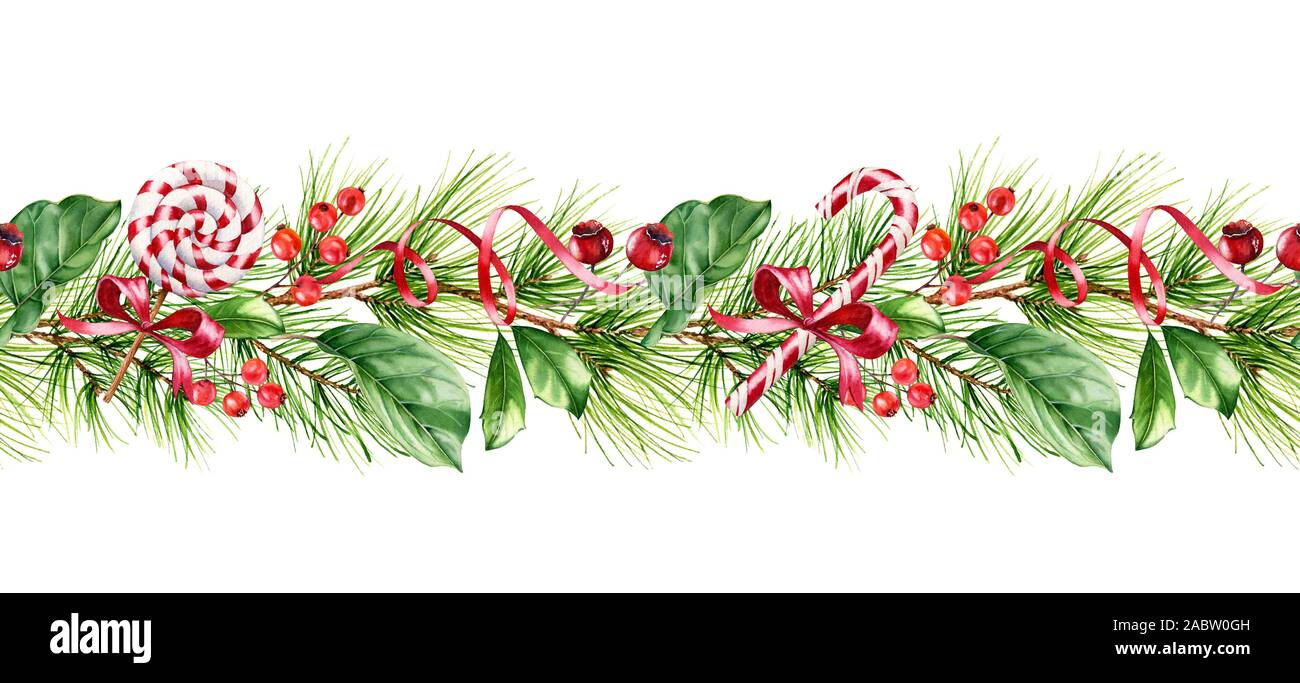 Winter Holiday Border Clip Art