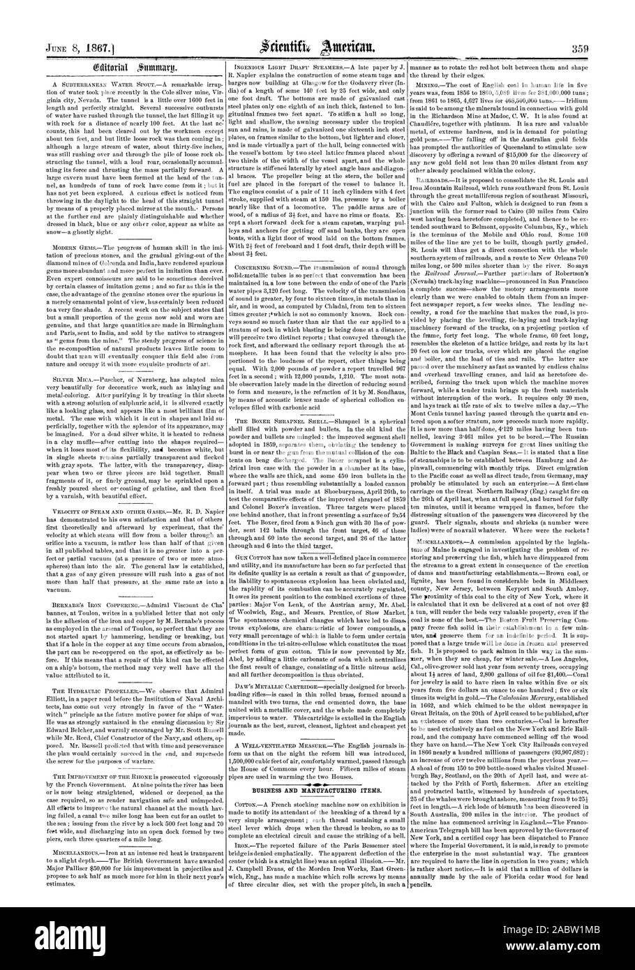 June 1867 Black and White Stock Photos & Images - Alamy