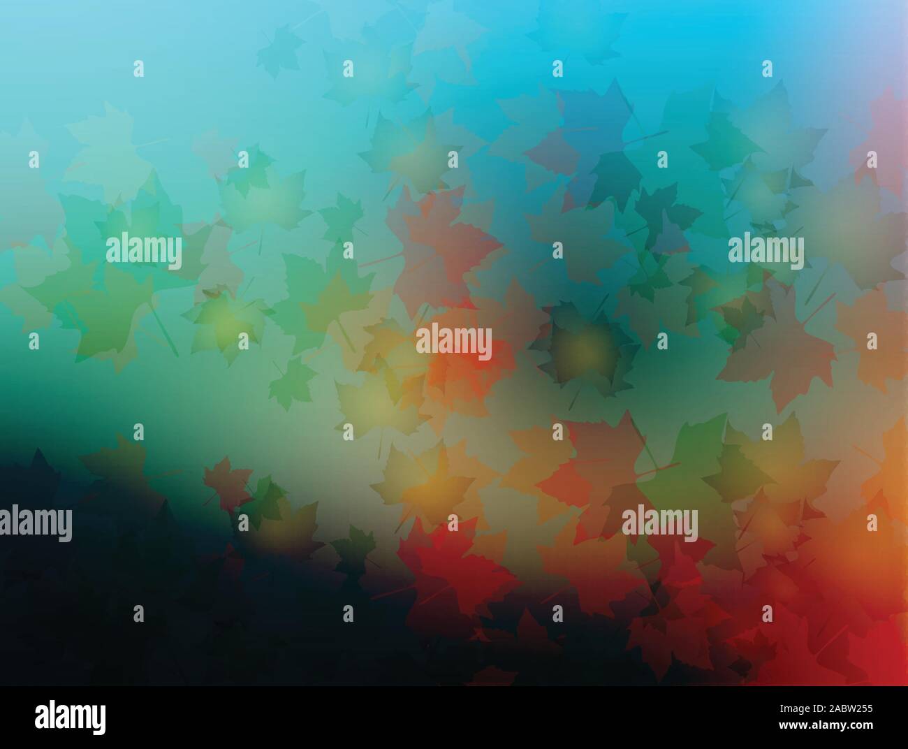 Autumn blurry background vector Stock Vector Image & Art - Alamy