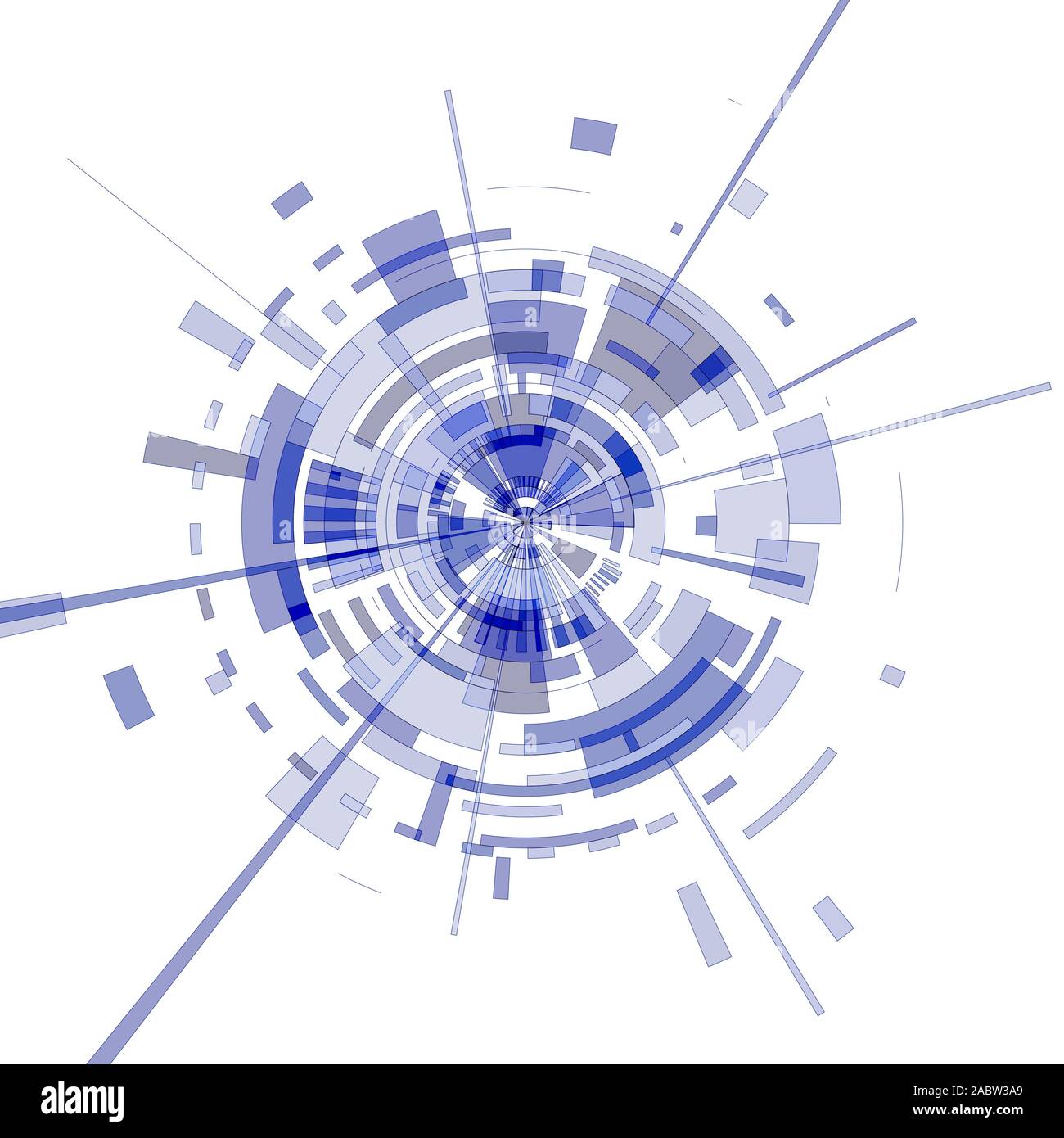 Geometric round shapes Cut Out Stock Images & Pictures - Alamy